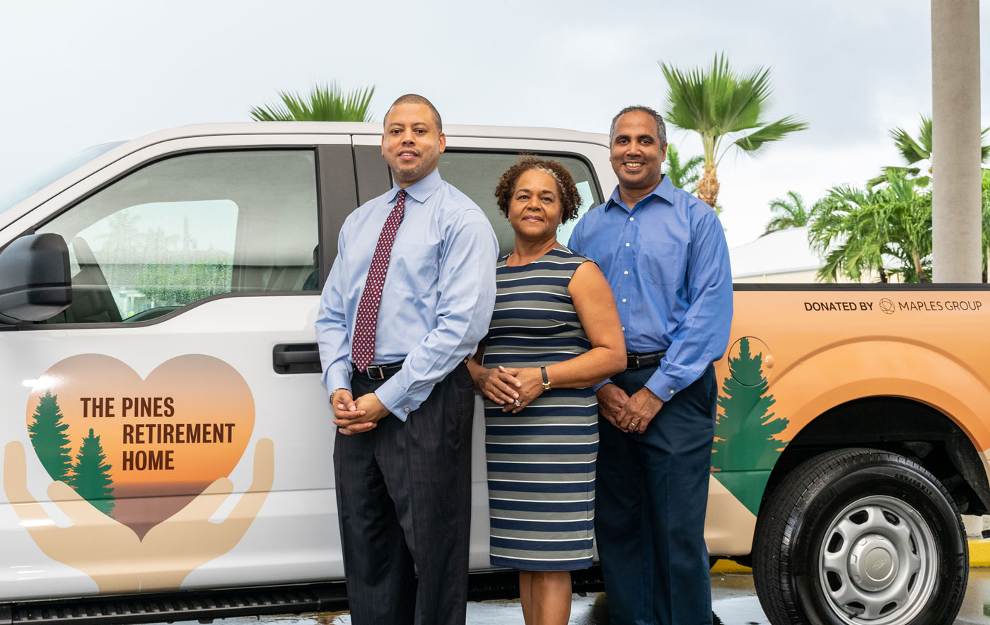 Pines-Maples-donation-Andre-Ebanks-Lynda-Mitchell-Paul-Lumsden - Cayman ...