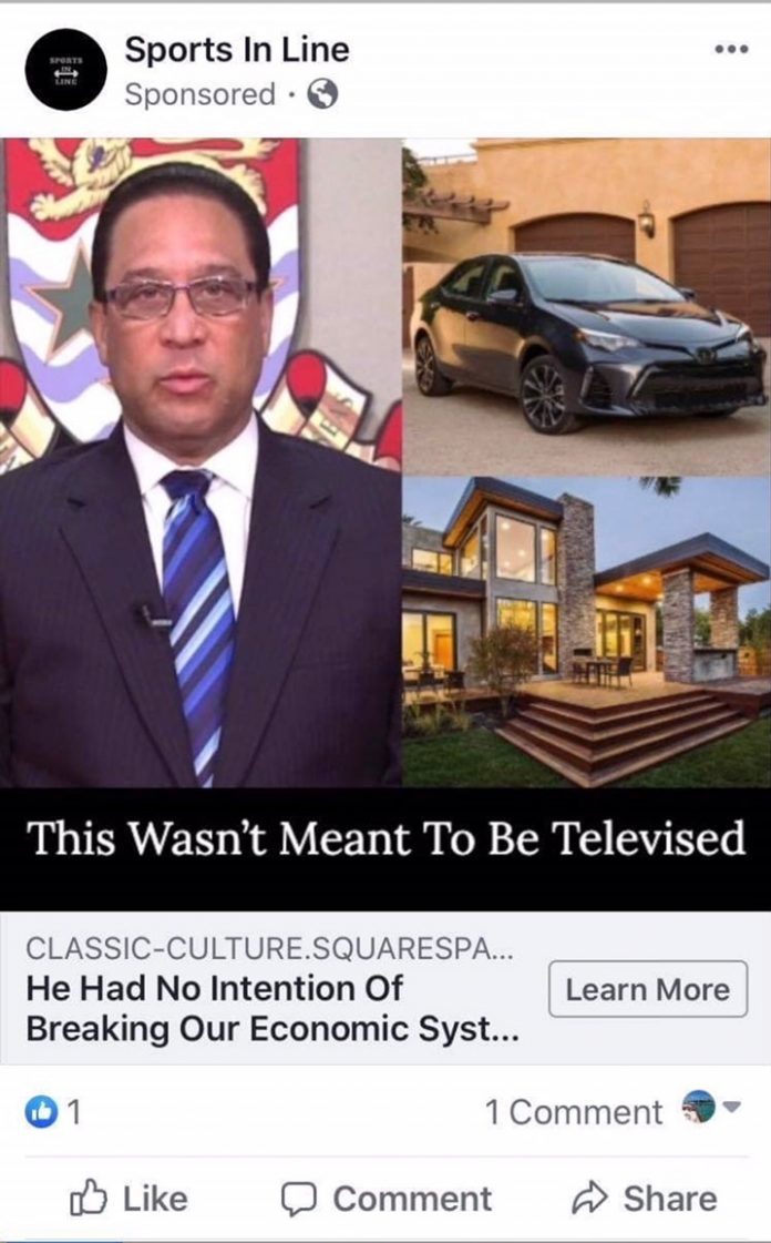 Scam ads featuring premier’s photo flagged - Cayman Compass