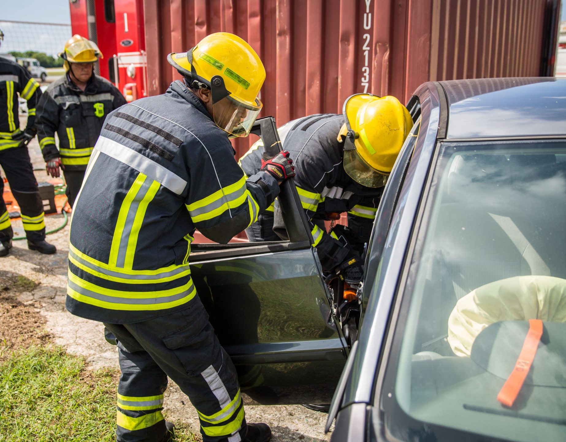 Firefighters test new ‘jaws of life’ equipment - Cayman Compass