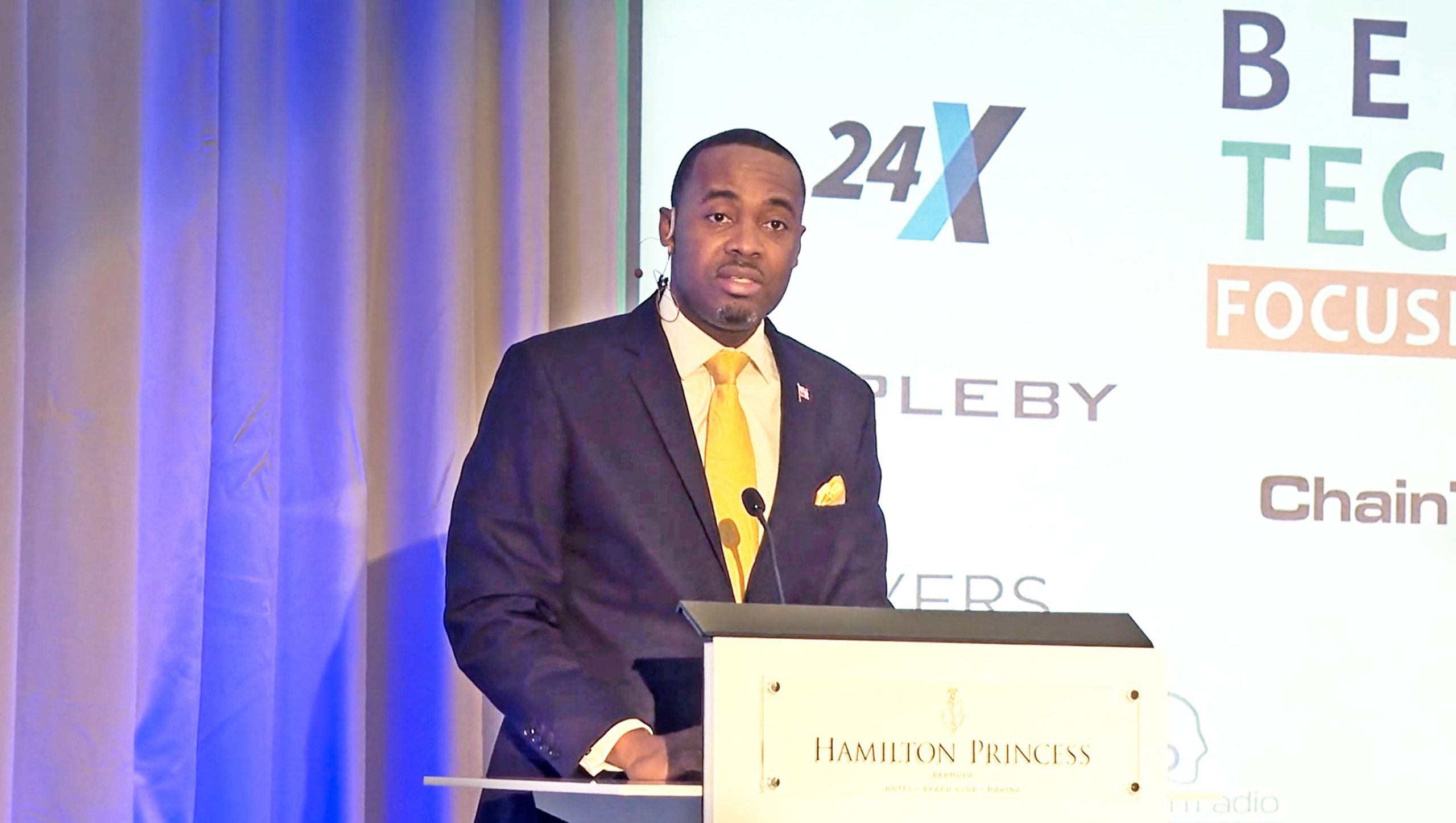 David Burt Bermuda Tech Week - Cayman Compass