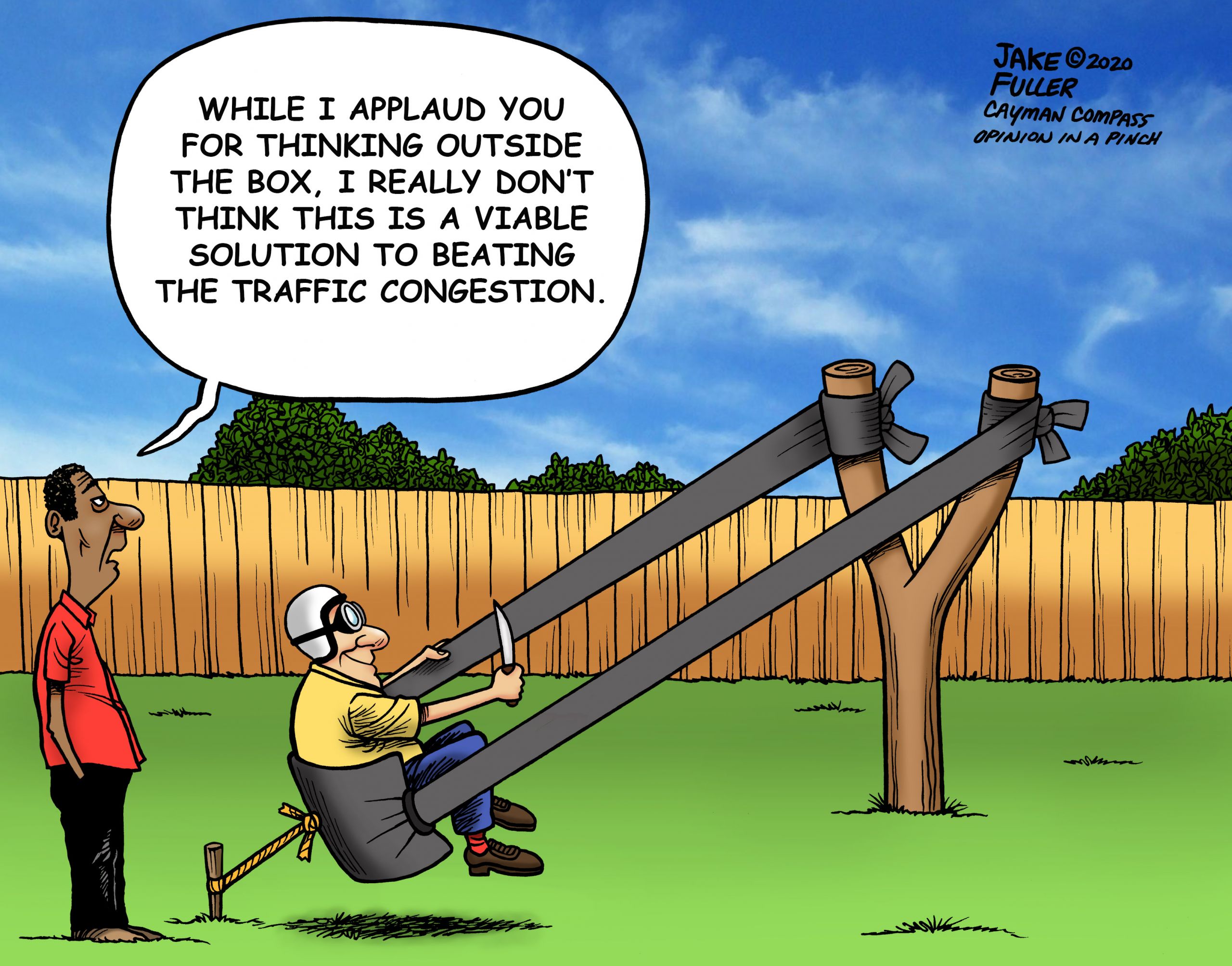 Beating Traffic Congestion cartoon clr - Cayman Compass