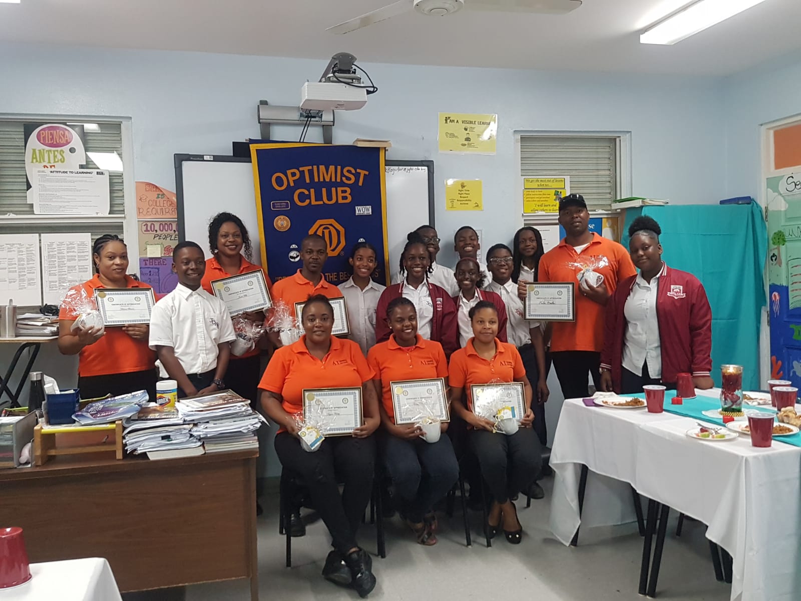 Junior ‘Optimists’ give back at John Gray - Cayman Compass