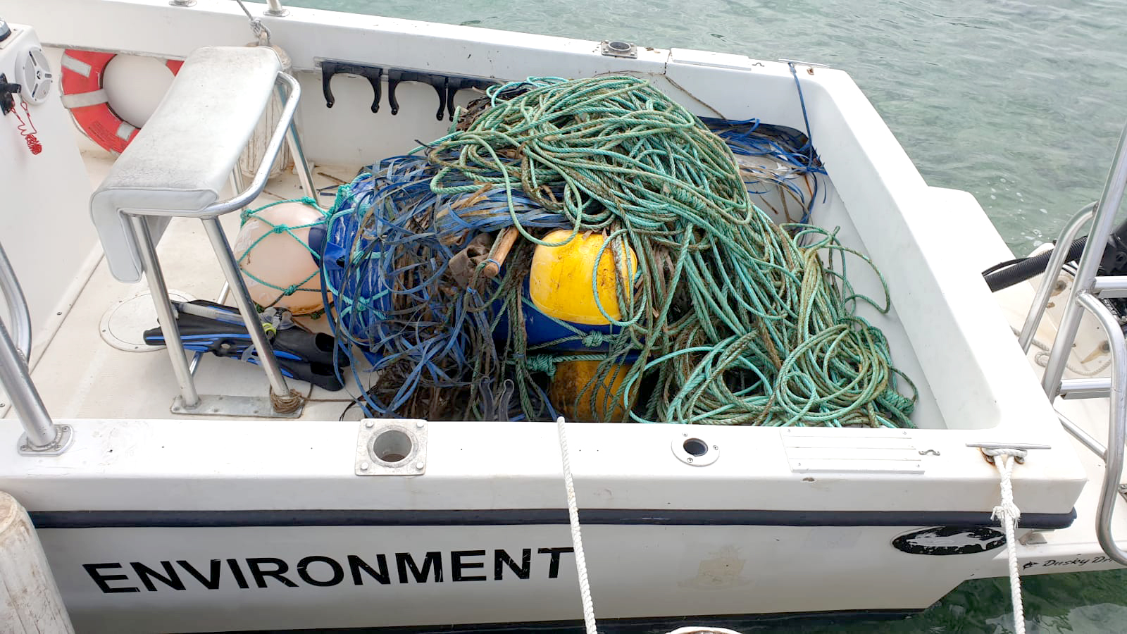 Giant floating net found off George Town - Cayman Compass