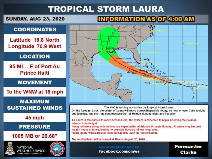 TS Laura to bring wind and heavy rain from Sunday night - Cayman Compass