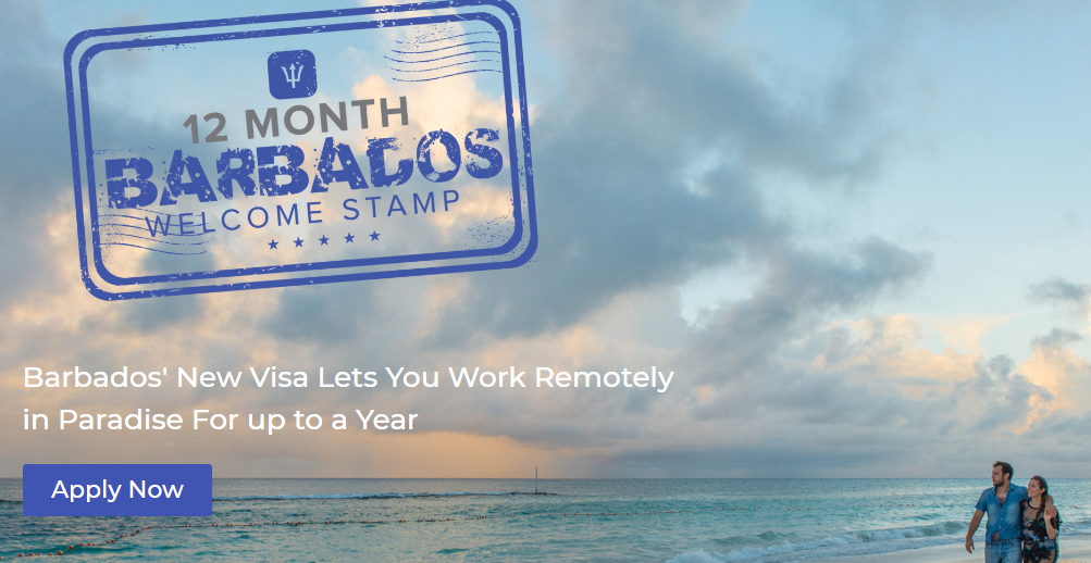 barbados welcome stamp ad - Cayman Compass