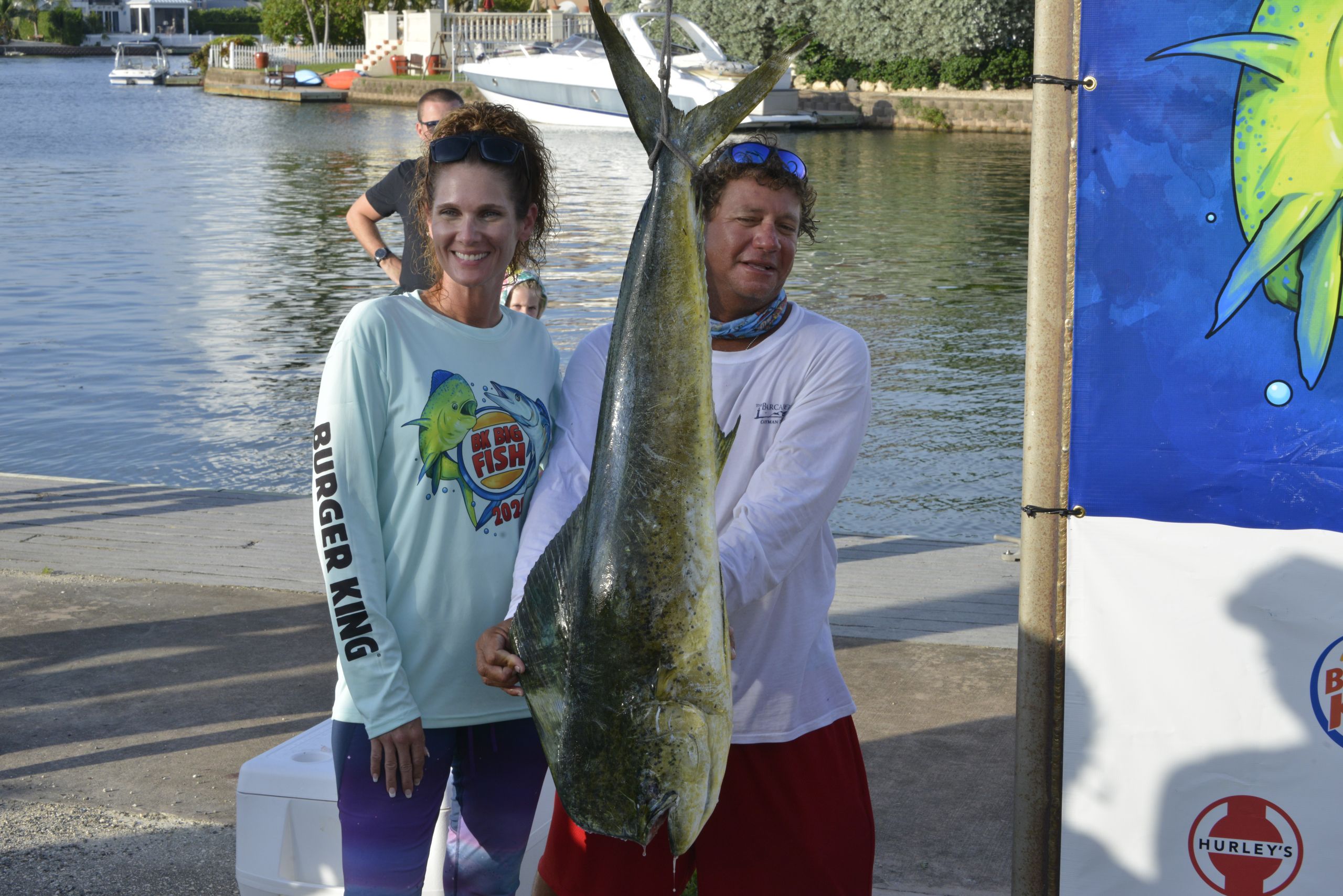 Natalie Bush of team Alli B won heaviest dolphin - Cayman Compass