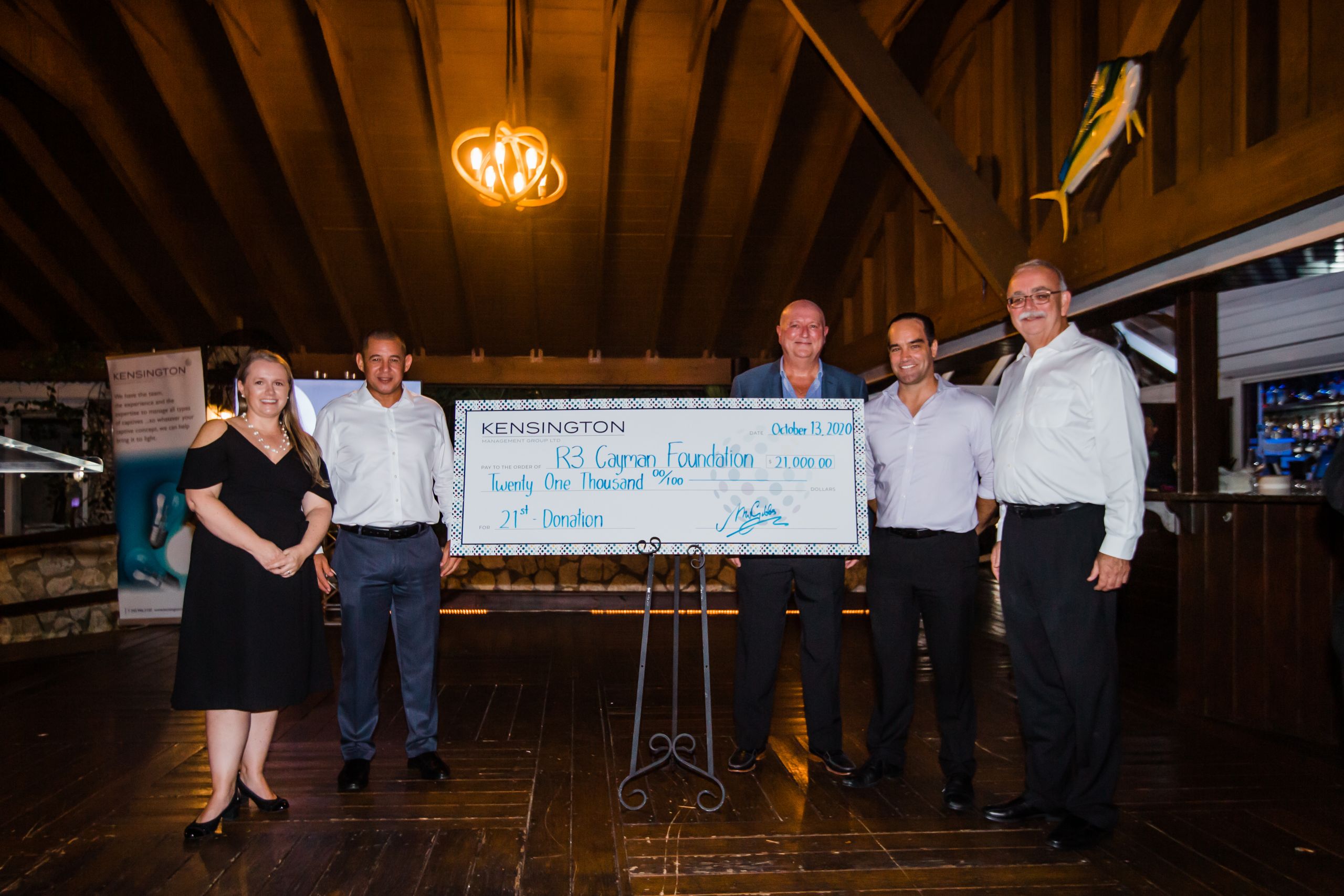 Cheque Presentation (1) - Cayman Compass