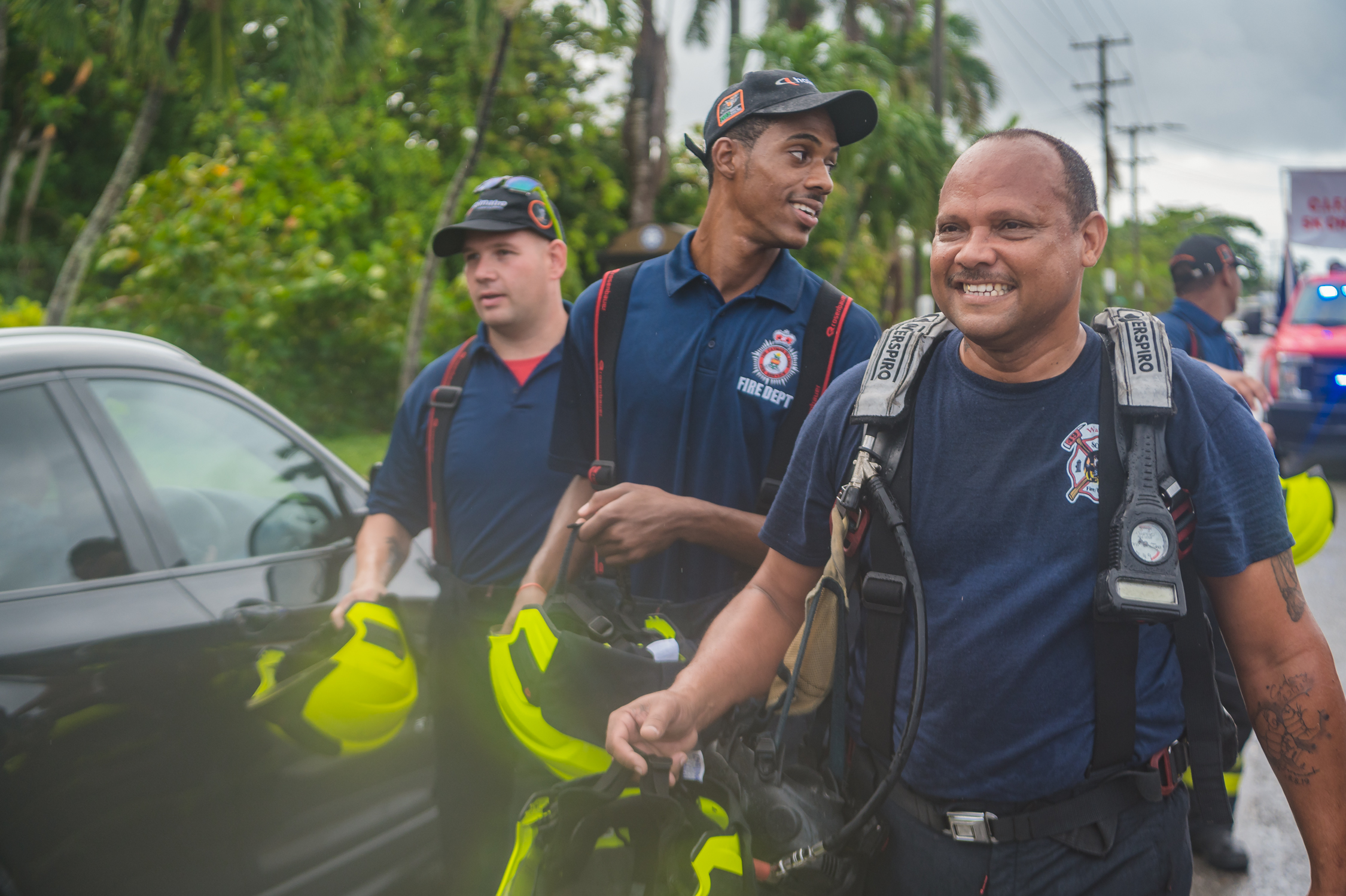 Firemen raise over $5K in inaugural walk - Cayman Compass