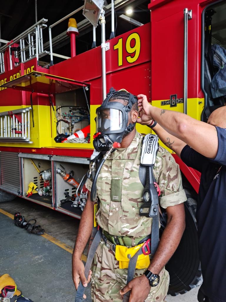 Regiment Gets Firefighting Training Cayman Compass