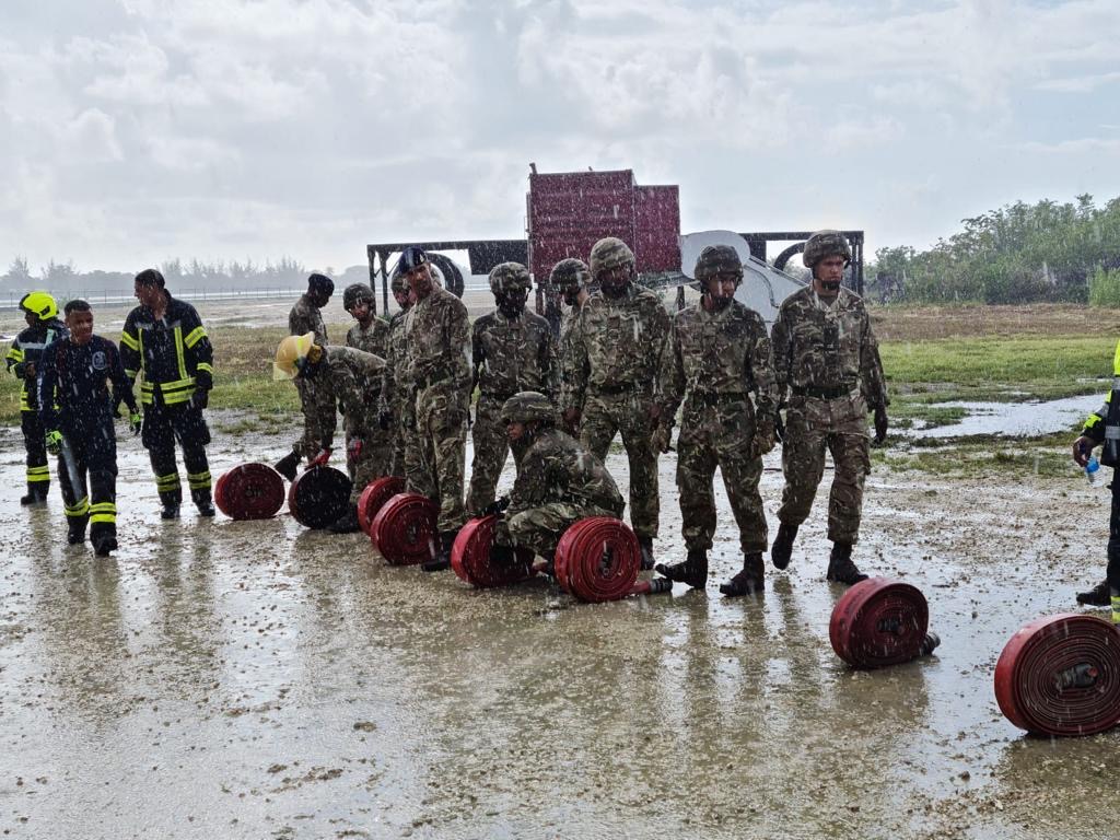 Regiment Gets Firefighting Training Cayman Compass