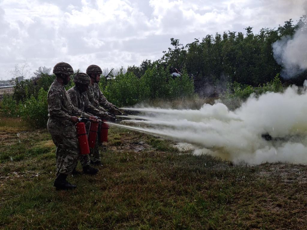 Regiment Gets Firefighting Training Cayman Compass