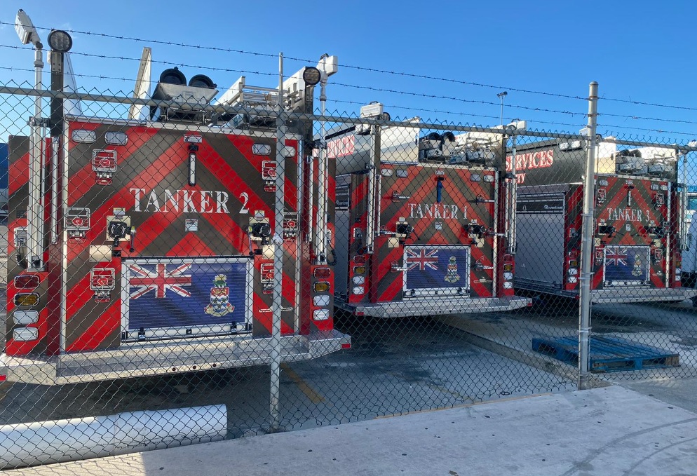 fire tankers at port - Cayman Compass