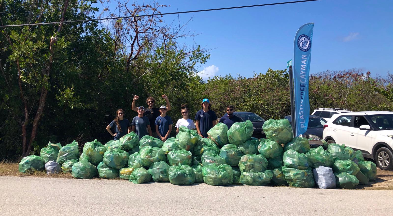 East End beach clean nets 1,120 pounds of rubbish - Cayman Compass
