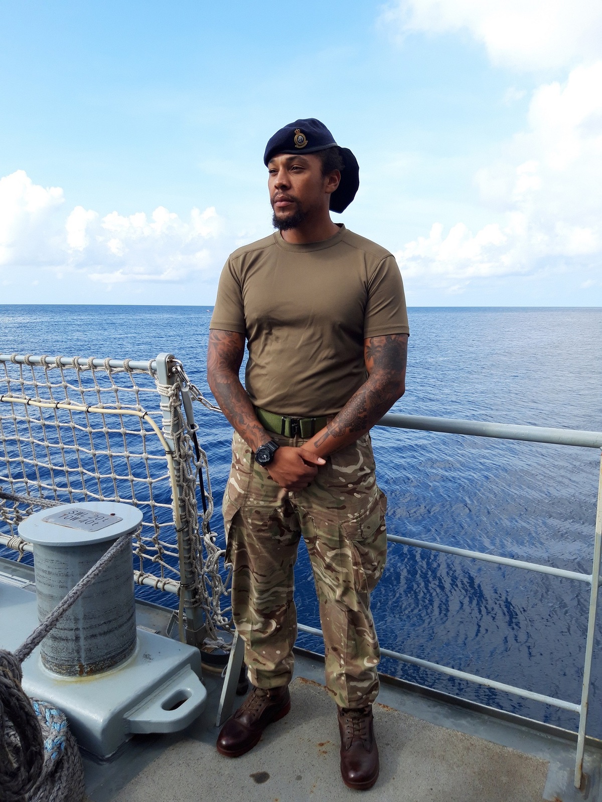 Cayman Islands Regiment Lieutenant Returns From Time At Sea With Royal ...