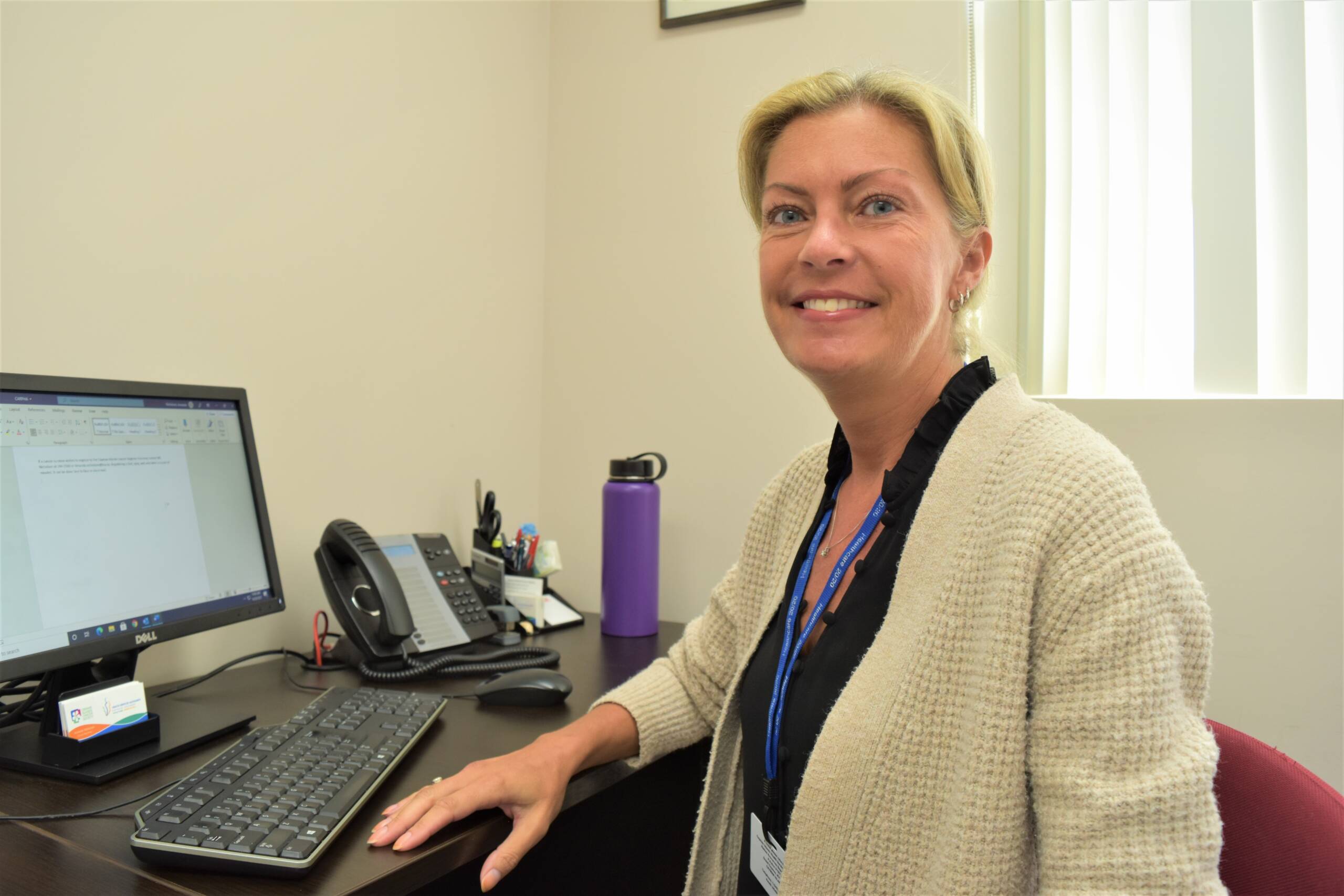 Cayman Islands Cancer Registrar Amanda Nicholson. -Photo: Reshma ...