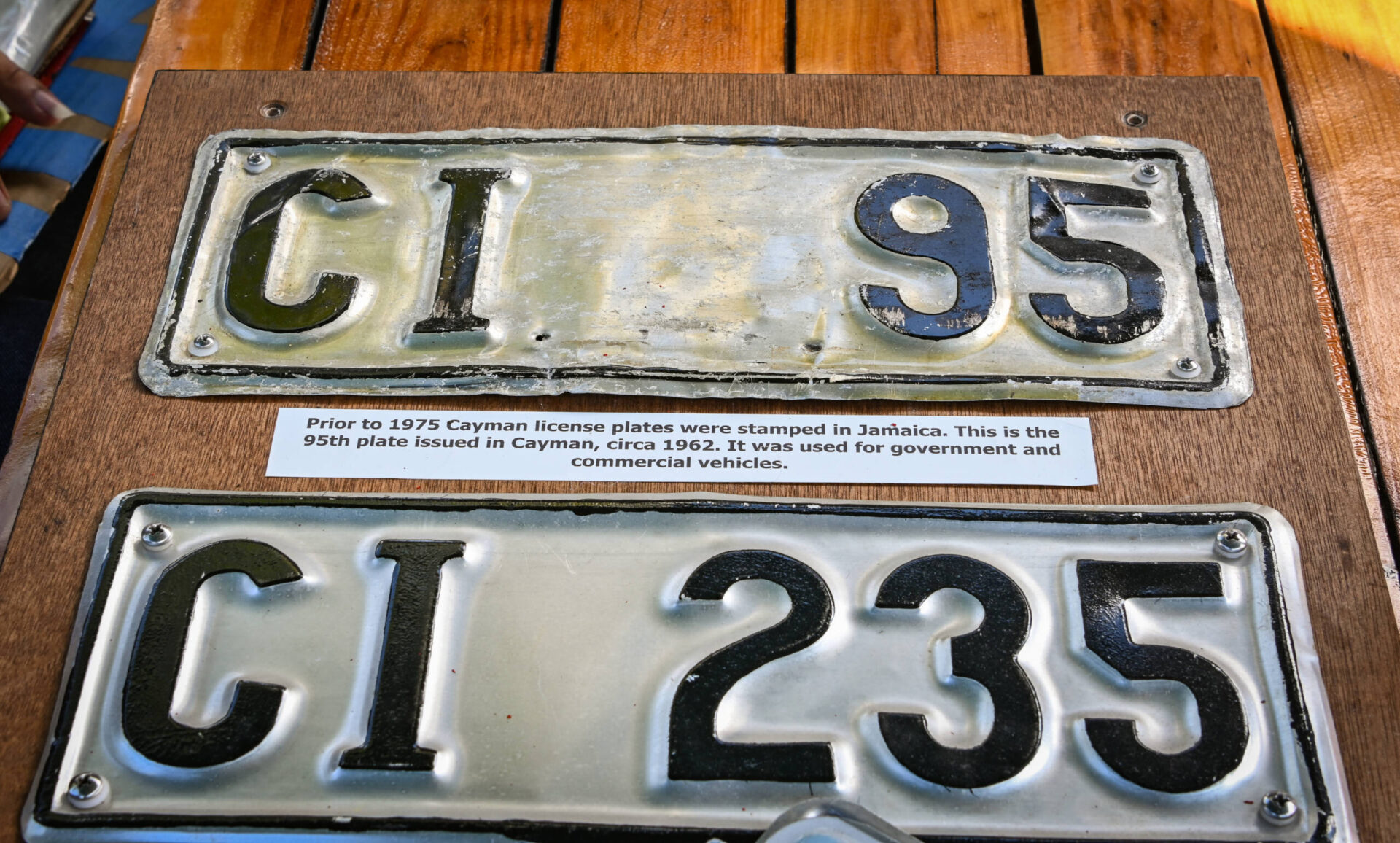 Licence to collect: Vehicle plates an insight into past for two ...