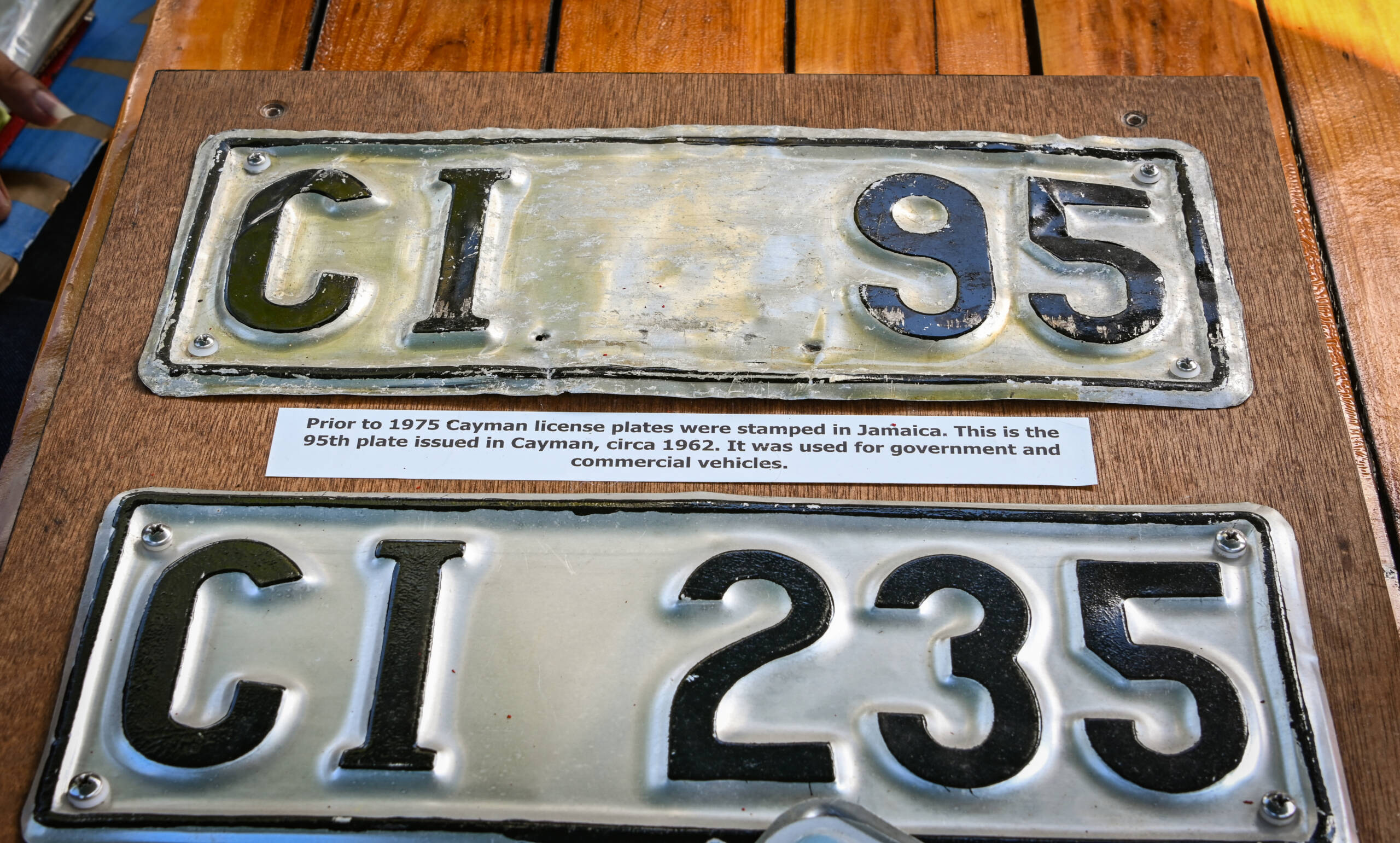 Licence to collect: Vehicle plates an insight into past for two ...
