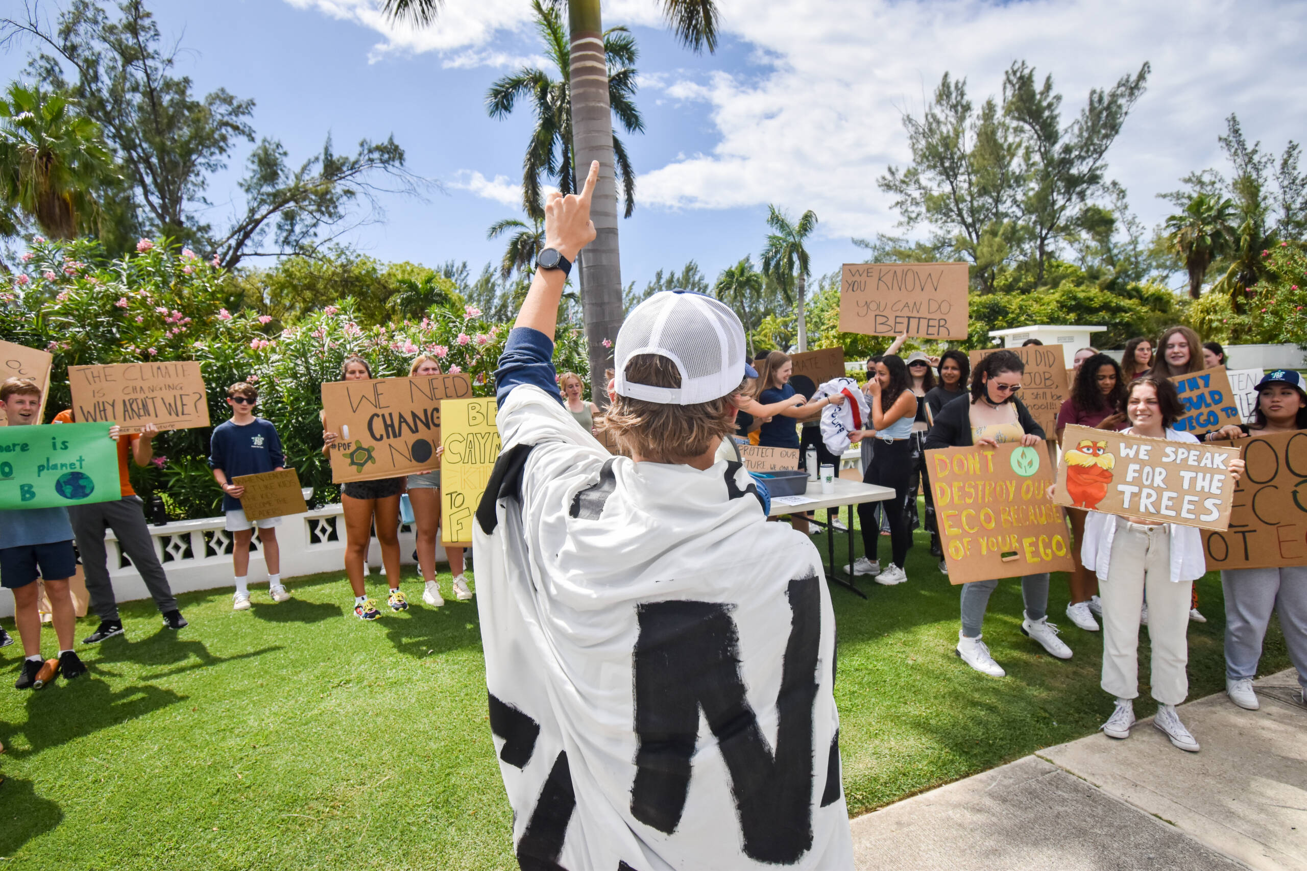Protect Our Future activists call for action on climate change - Cayman ...