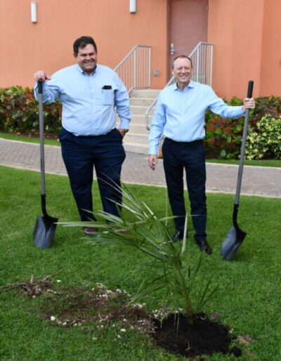 Premier and Governor GAB Silver Thatch Planting - Cayman Compass