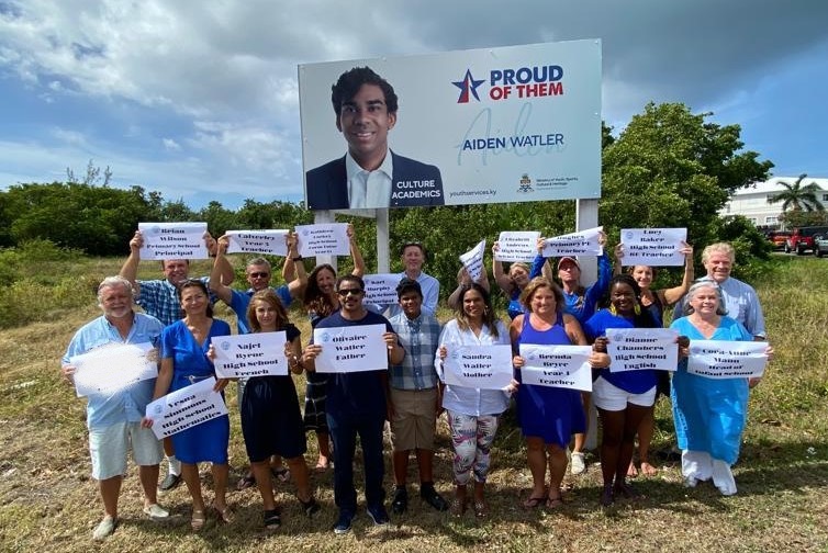 Educators show their pride in former student - Cayman Compass