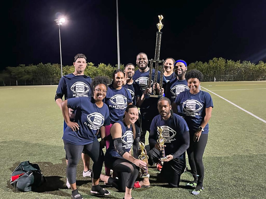 Popeyes raises flag football gold cup - Cayman Compass