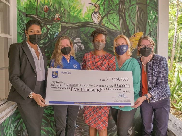 RBC Donation to National Cheque - Cayman Compass