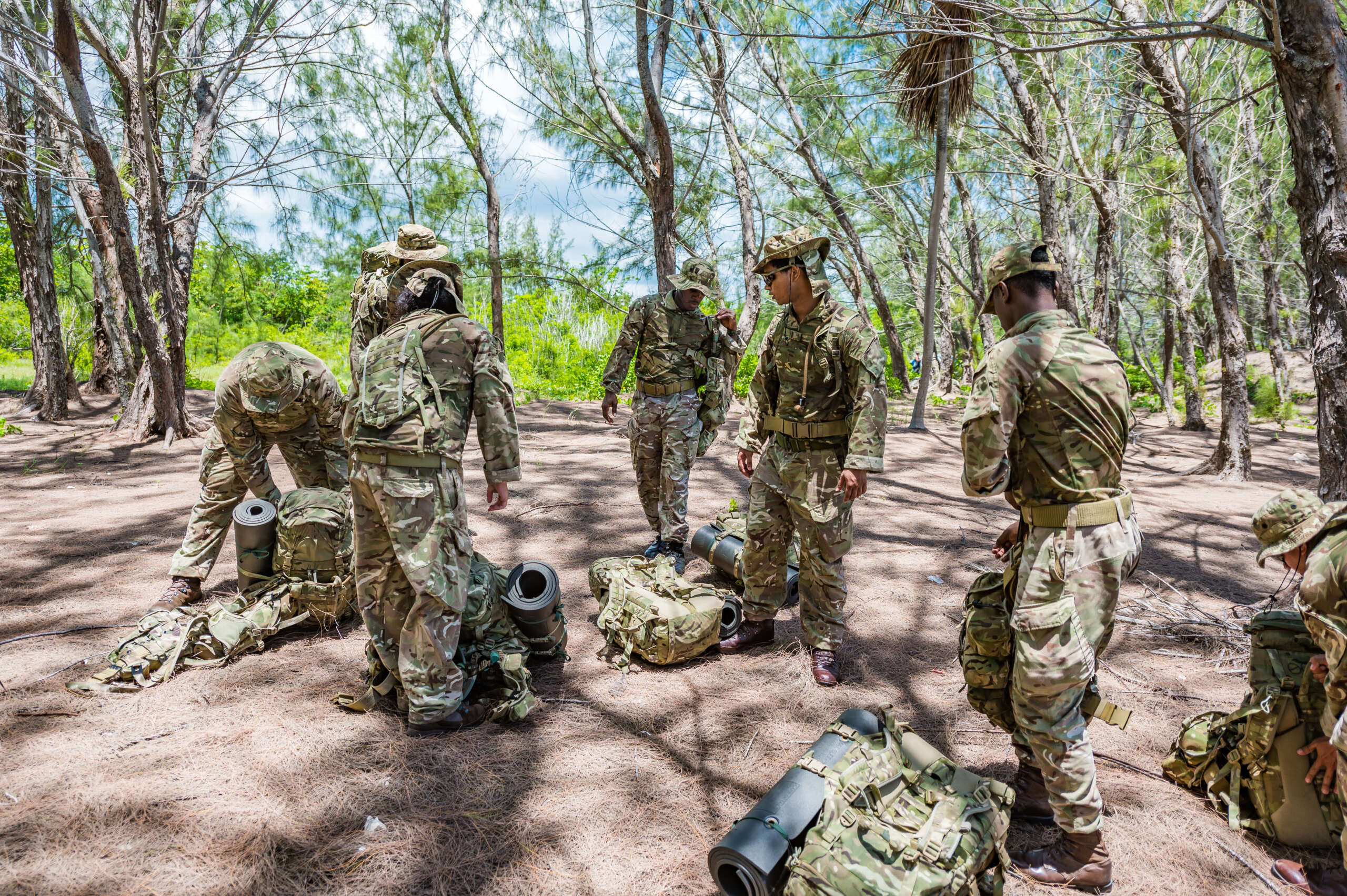 Regiment takes to roads and beaches in training exercises - Cayman Compass