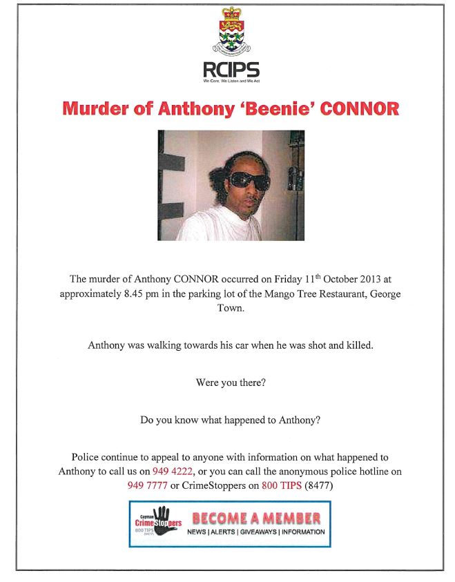 Cold Case Files: Anthony Connor ‘ambushed’ while on a night out - Cayman Compass