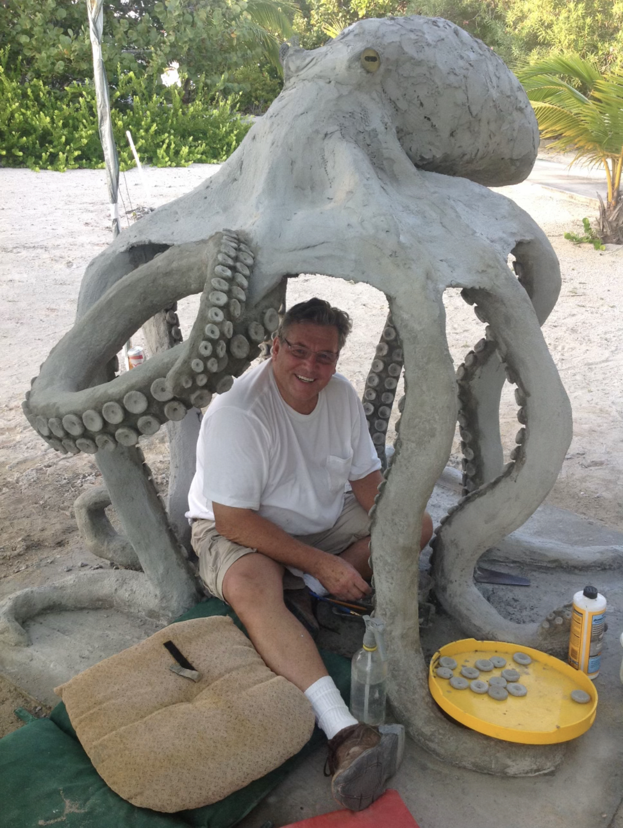 Concrete creatures find forever home at Botanic Park - Cayman Compass