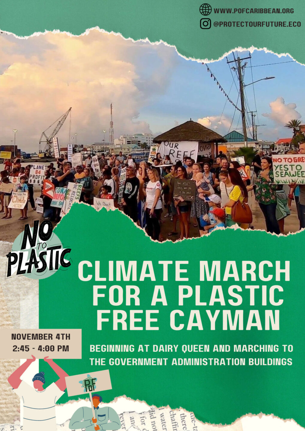 Youth Climate March against single-use plastic - Cayman Compass
