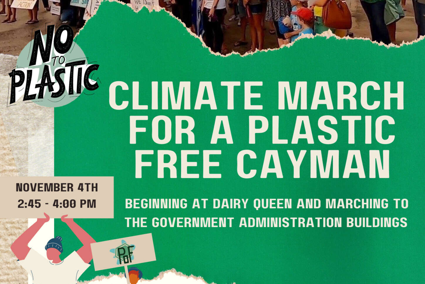 Youth Climate March Poster - Cayman Compass