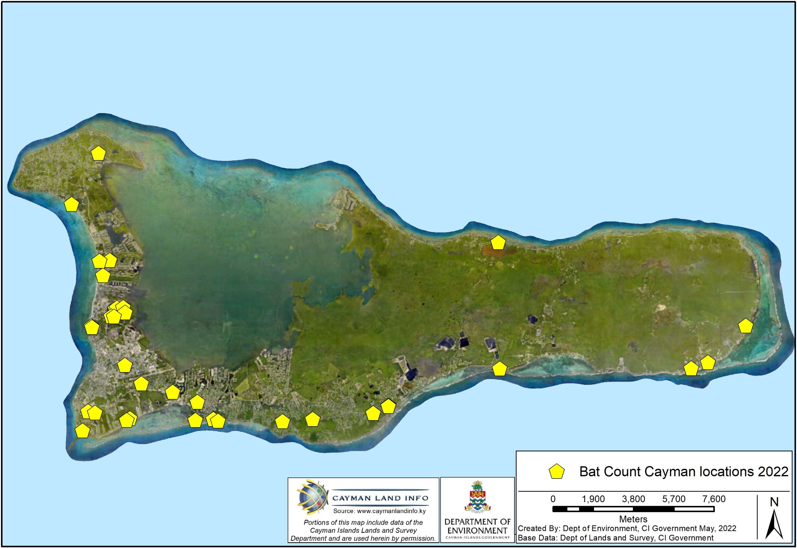 Bat Count Cayman - house locations 2022 - Cayman Compass