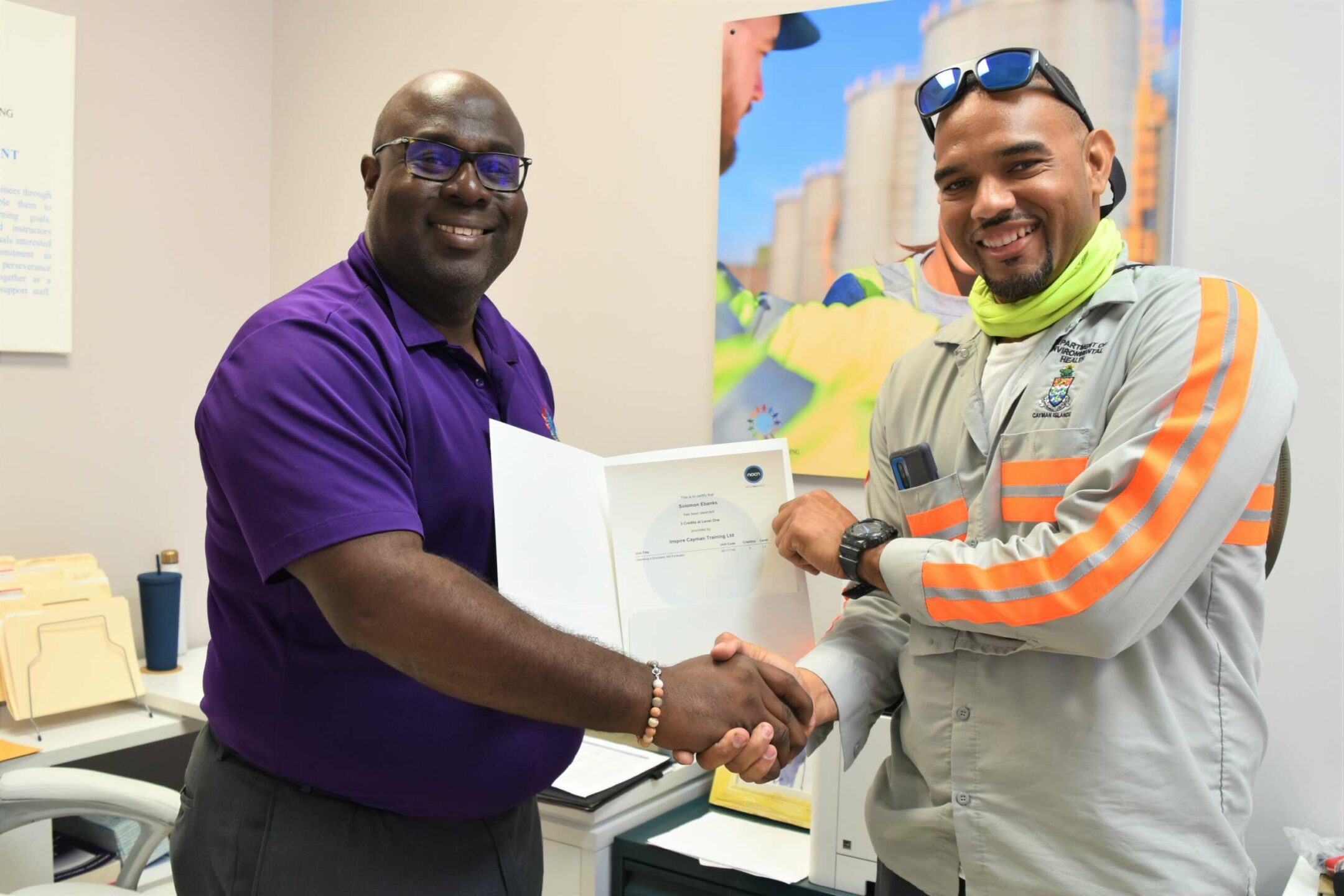 Meet Cayman's first simulator-certified heavy equipment operator ...