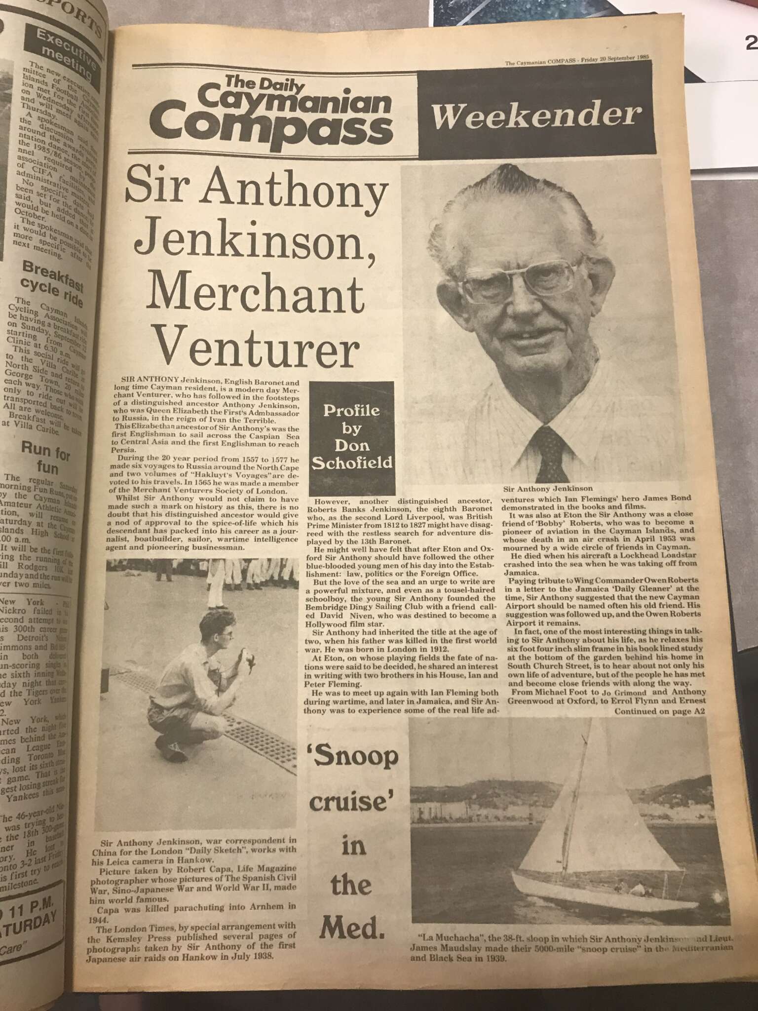 A life of adventure for Fair Weather owner Sir Anthony Jenkinson ...