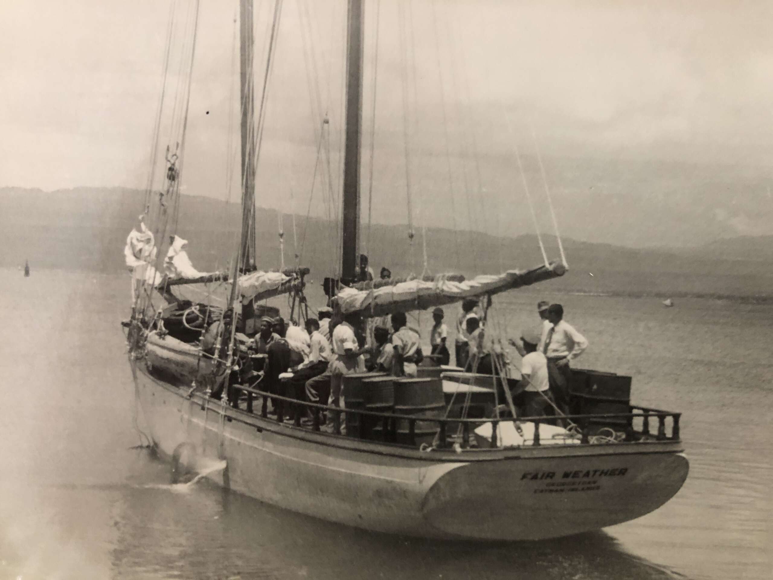 Last Caymanian-built schooner homeward bound - Cayman Compass
