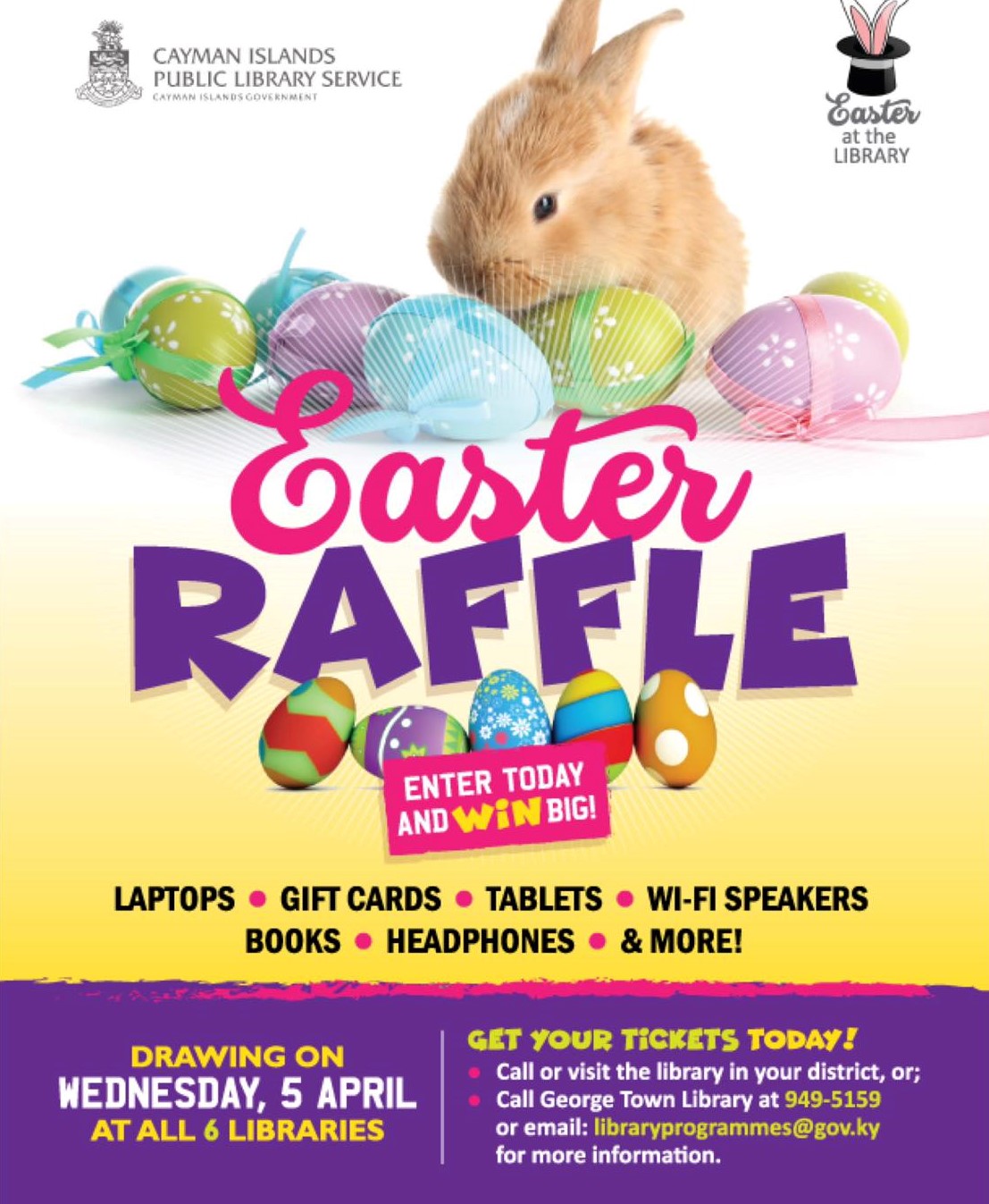 Visit your district Public Library to compete in the Easter Raffle ...