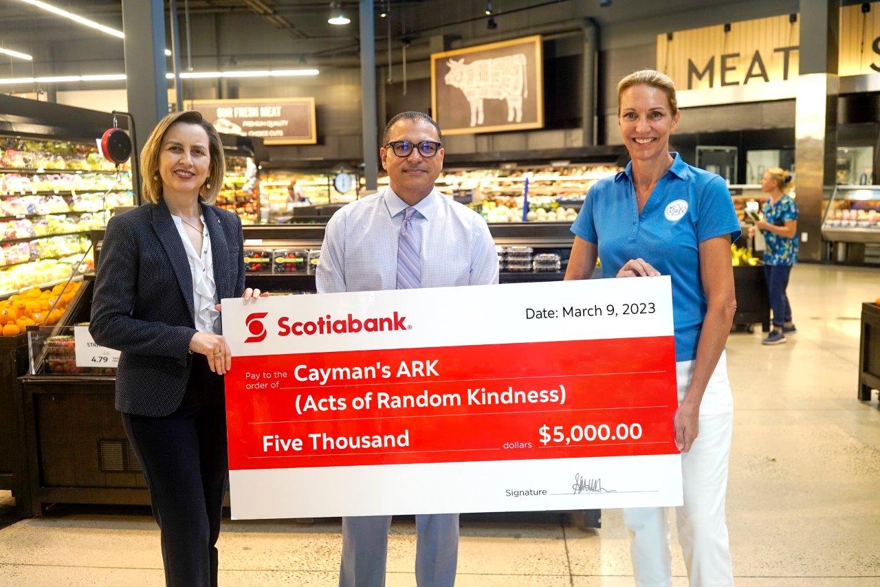 Scotiabank supports families through Cayman's ARK donation - Cayman Compass