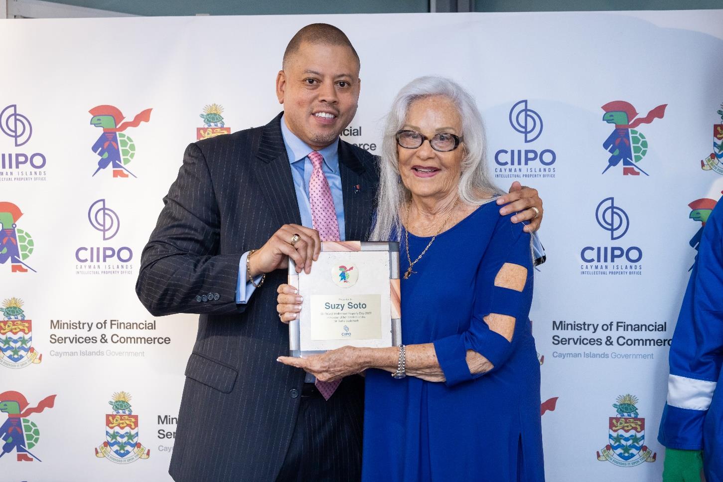 Sir Turtle logo creator Suzy Soto honoured - Cayman Compass
