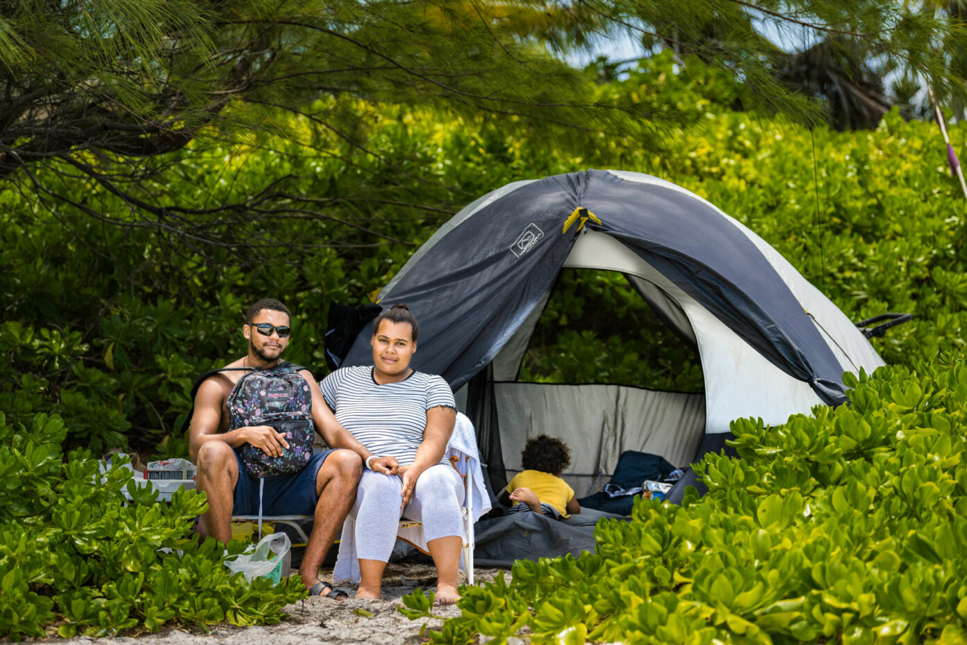 Surviving by the sea: Family forced to live on beach - Cayman Compass