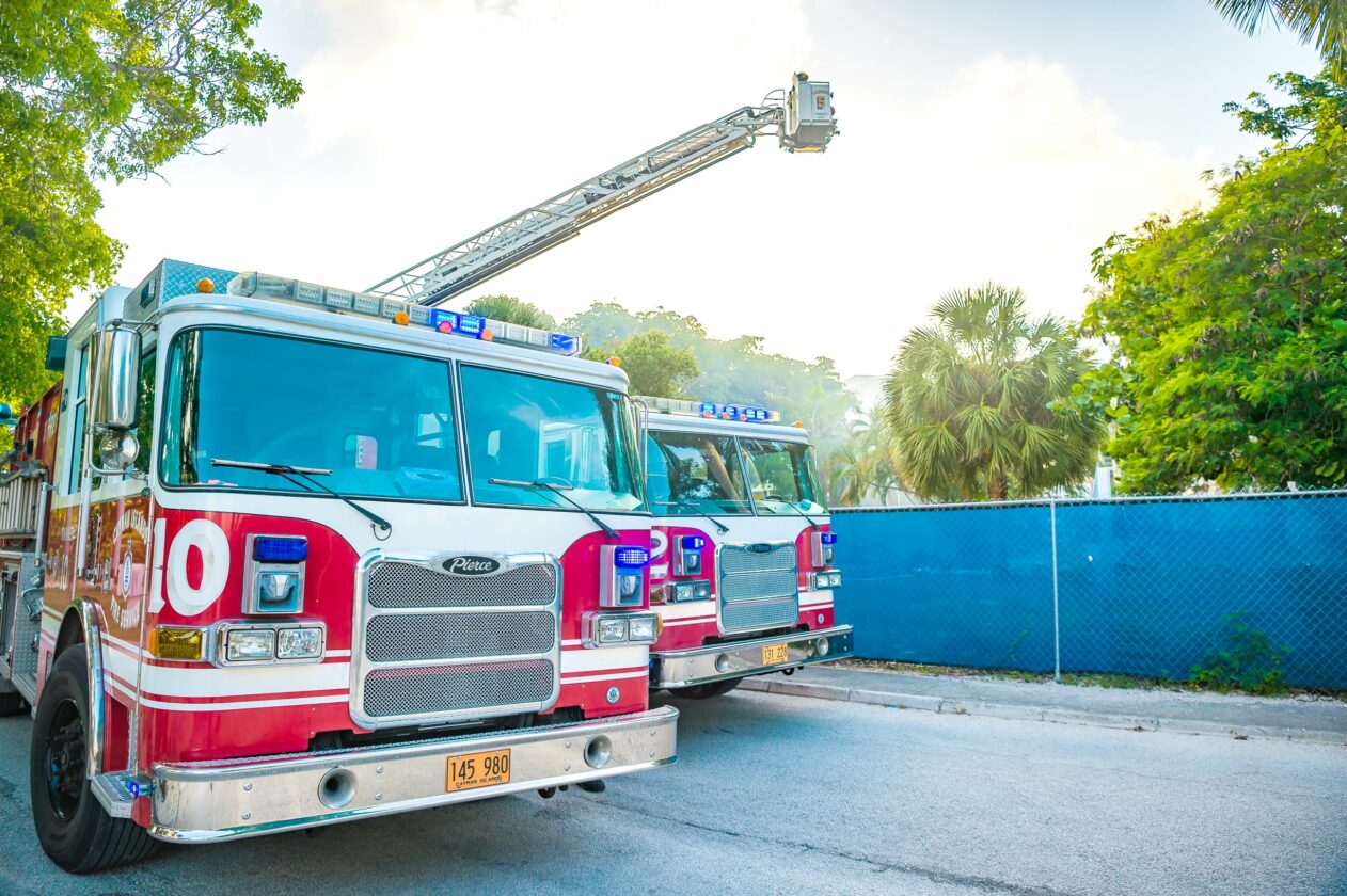 Arson suspect arrested after colliding with fire truck - Cayman Compass