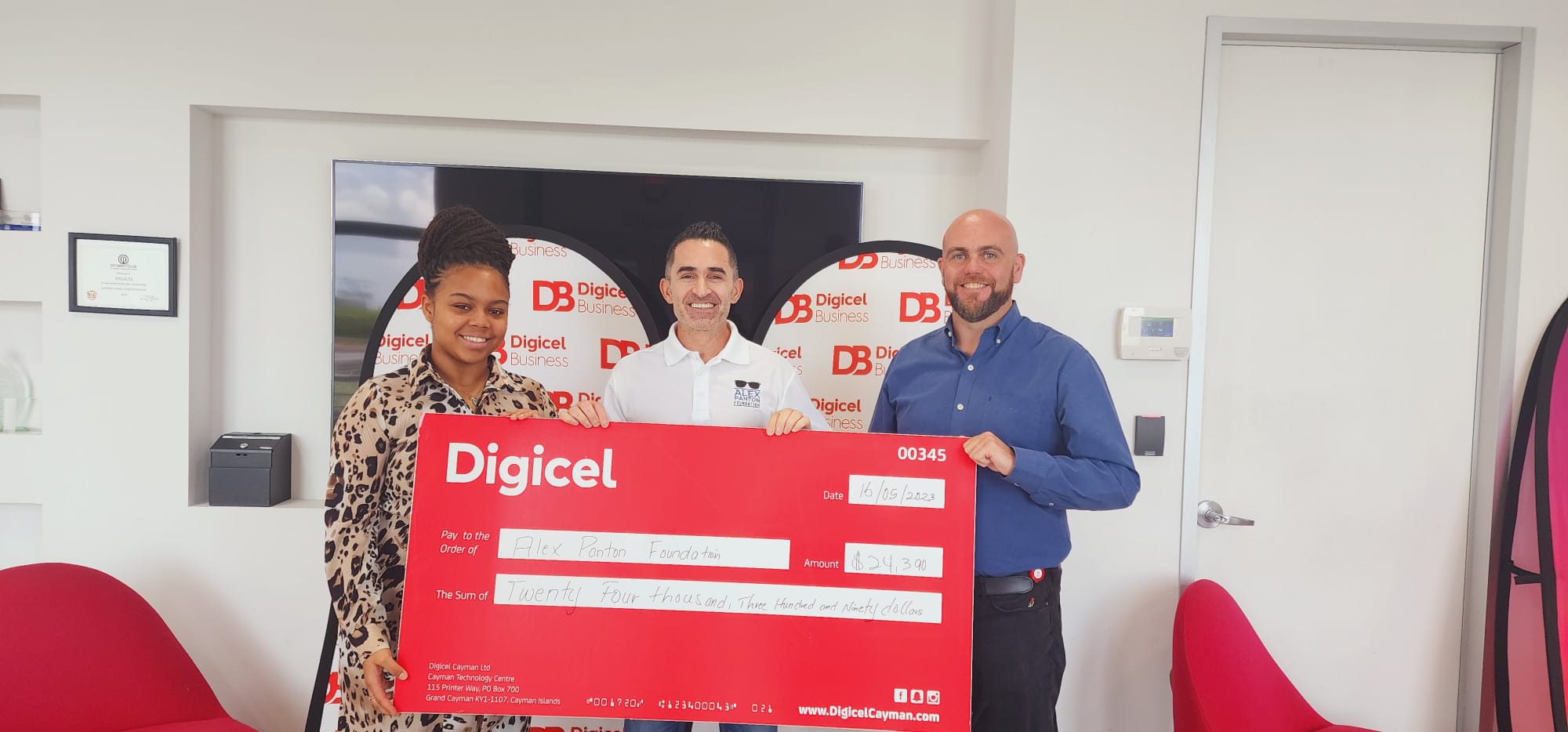 Digicel raises over $24,000 for the Alex Panton Foundation - Cayman Compass