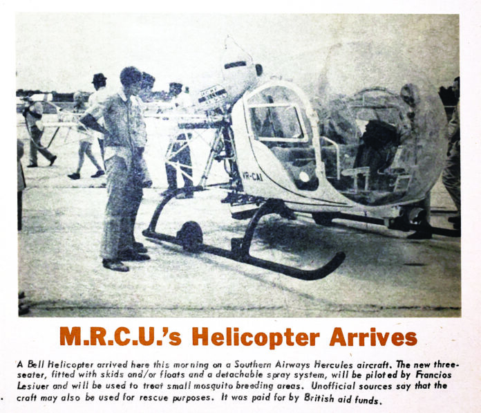50 years ago: Captive turtles bred in Cayman, MRCU helicopter arrives ...