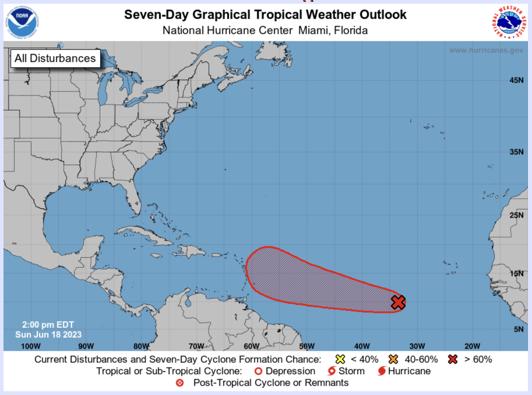 Atlantic cyclone likely to form in next 48 hours - Cayman Compass