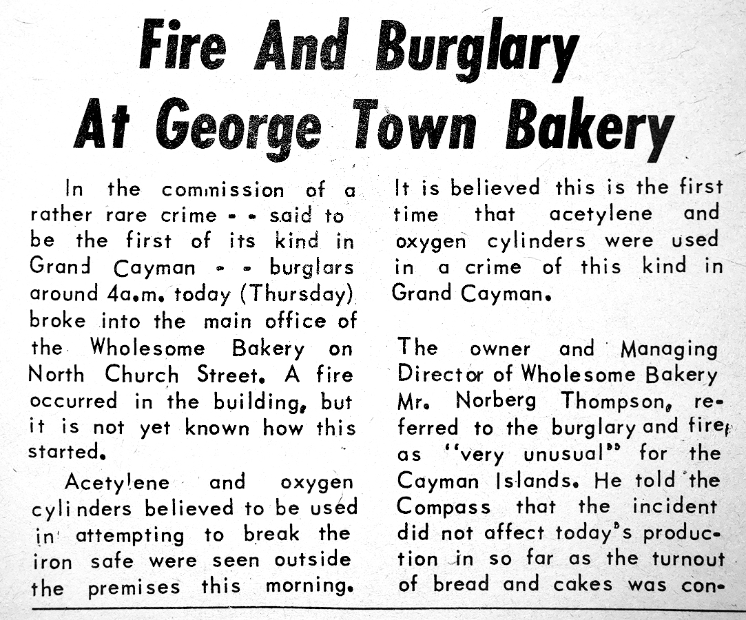 Fire and burglary - Cayman Compass