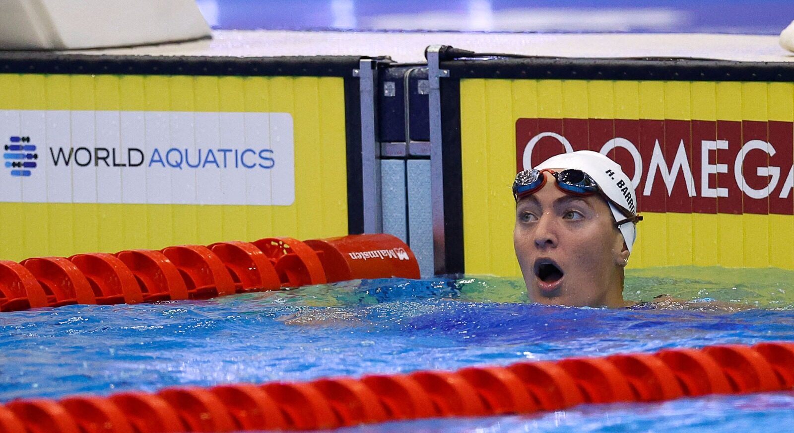 Harper Barrowman post-400m - Cayman Compass