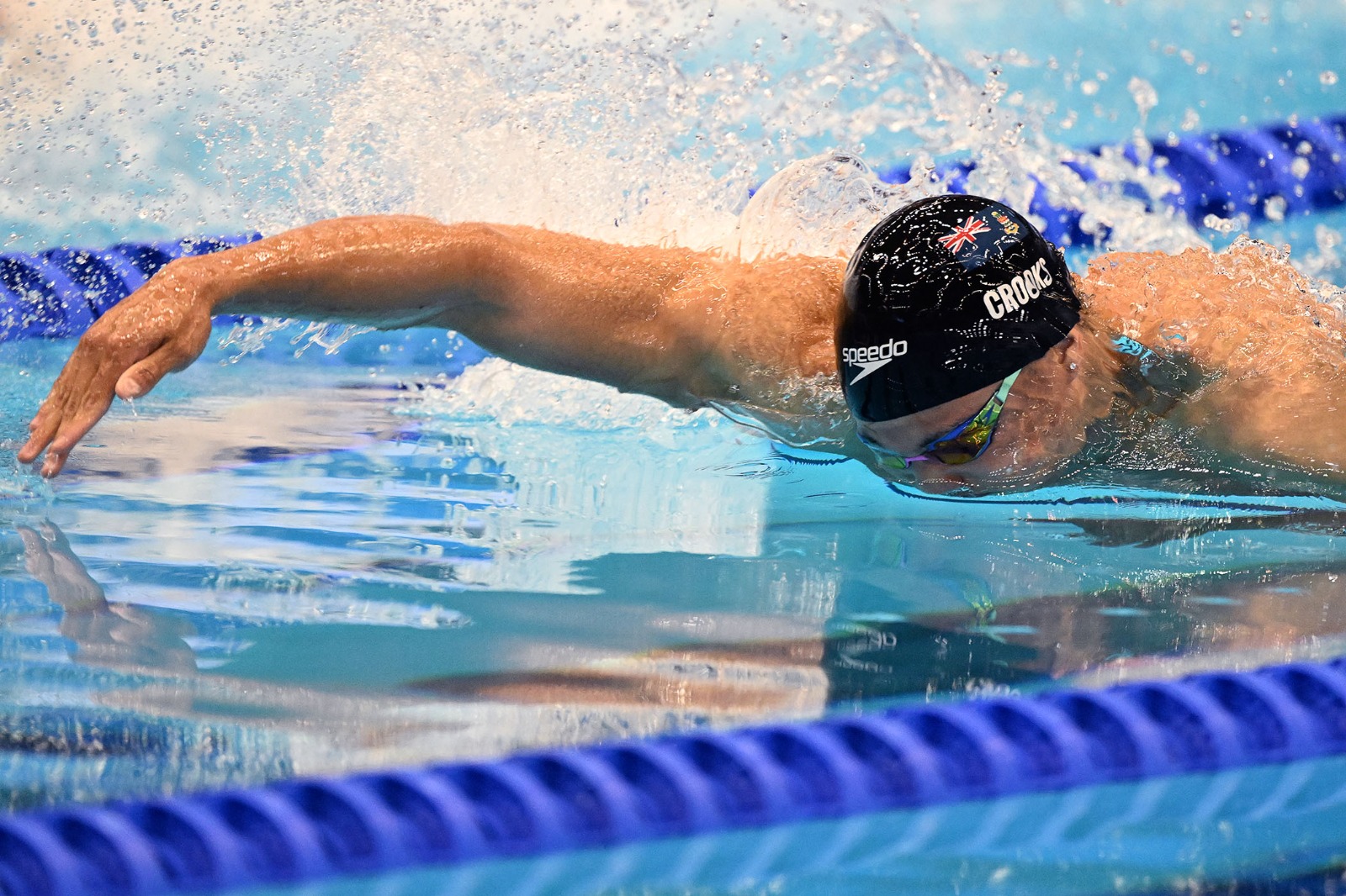 Jordan Crooks 100m final stroke - Cayman Compass
