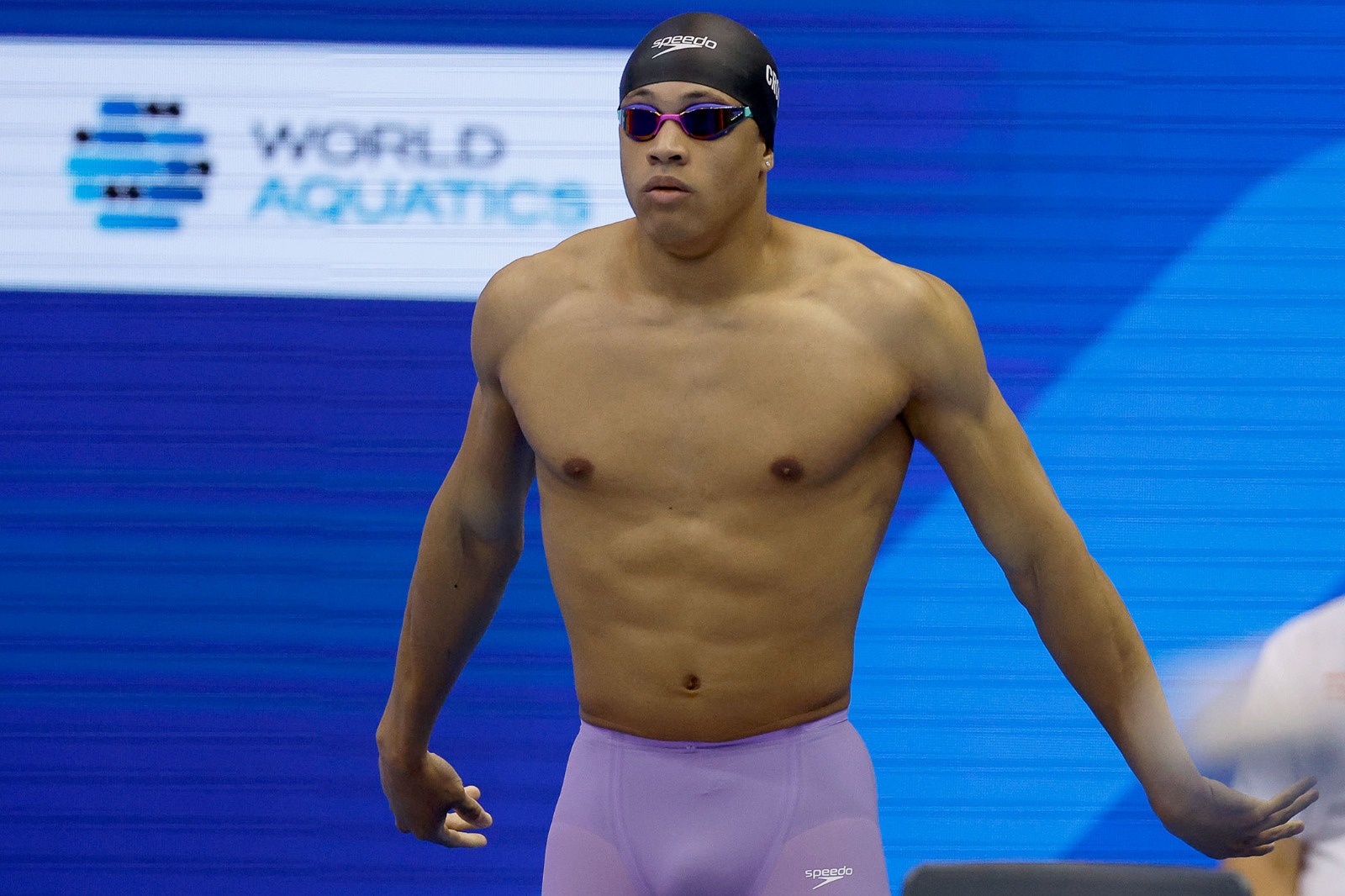 Jordan Crooks 100m free 2023 Worlds - Cayman Compass