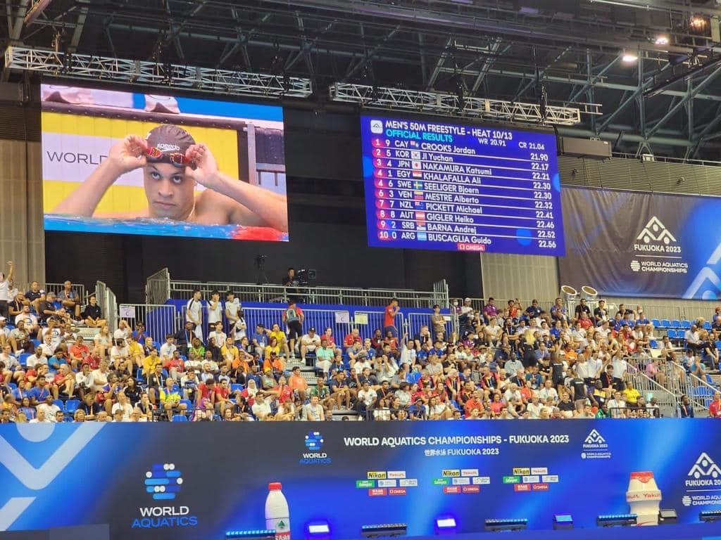 National record sees Jordan Crooks into another final at 2023 World ...