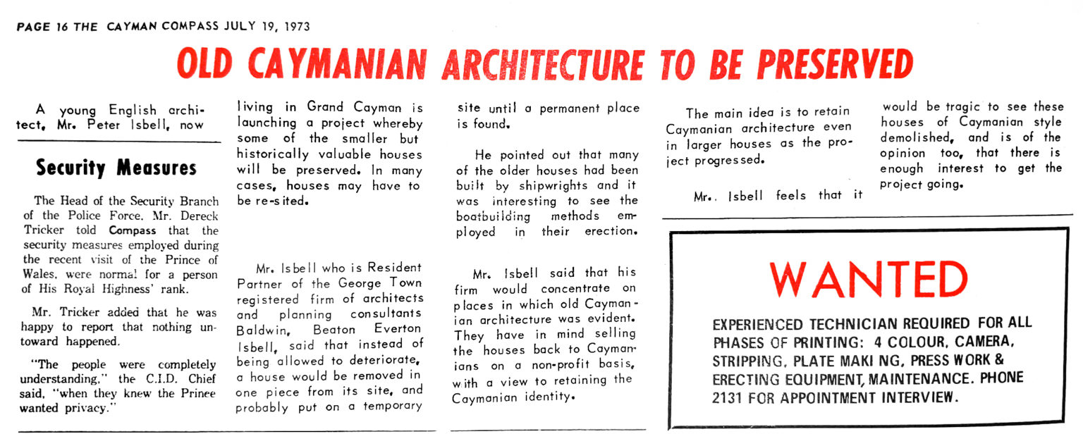 50 years ago: Prince Charles visits; a girl and her pumpkins - Cayman ...