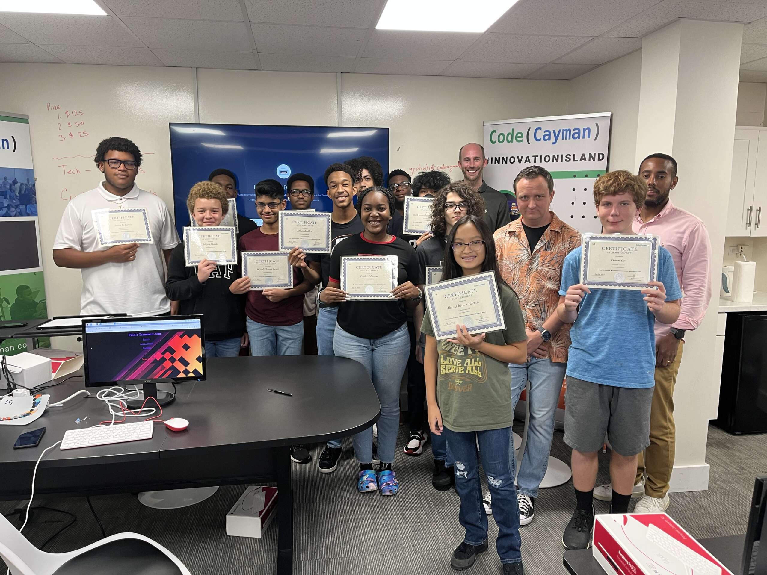 Teens learn coding skills in free summer camp - Cayman Compass
